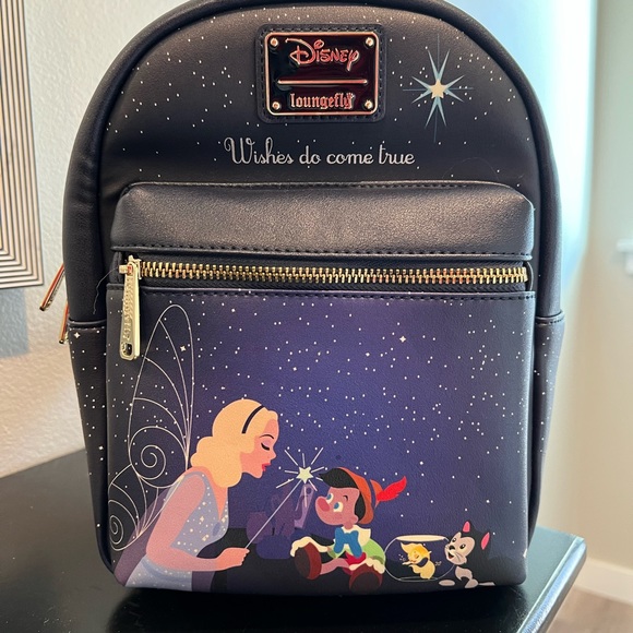Loungefly | Bags | Loungefly Pinocchio Blue Fairy Mini Packpack And ...